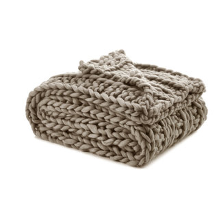 Jamilah Channel Knit Throw - Scandinavian - Throws - by Inspired Home ...