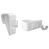 Over The Window Curtain Rod Brackets for Sash - Transitional - Curtain ...