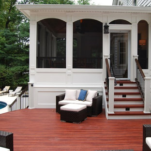 75 Beautiful Red Back Porch Pictures & Ideas | Houzz