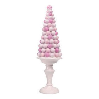 December Diamonds Pink Candy Gumdrop Tree - Contemporary - Holiday ...