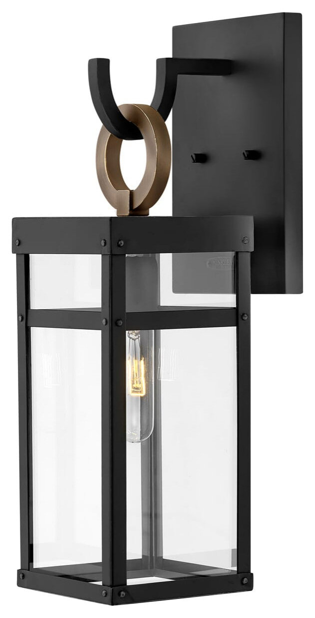 Black LED Wall Mount from the Porter Collection, 6.000 - Transitional ...
