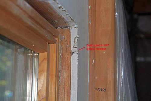 Drywall Seams Around Window Openings