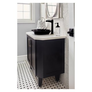 Elevated Vanity - Midcentury - Bathroom - Boston - by B&G Cabinet, LLC ...