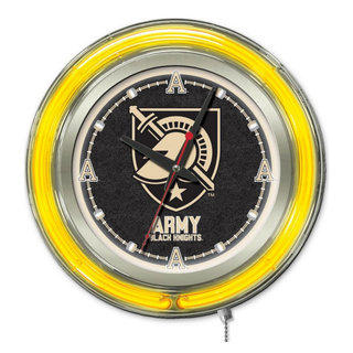 US Military Academy (ARMY) Neon Clock - Contemporary - Wall Clocks - by ...