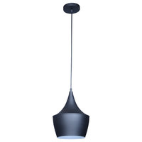 Bromi Design Berkley Black Single Light Pendant - Modern - Pendant ...