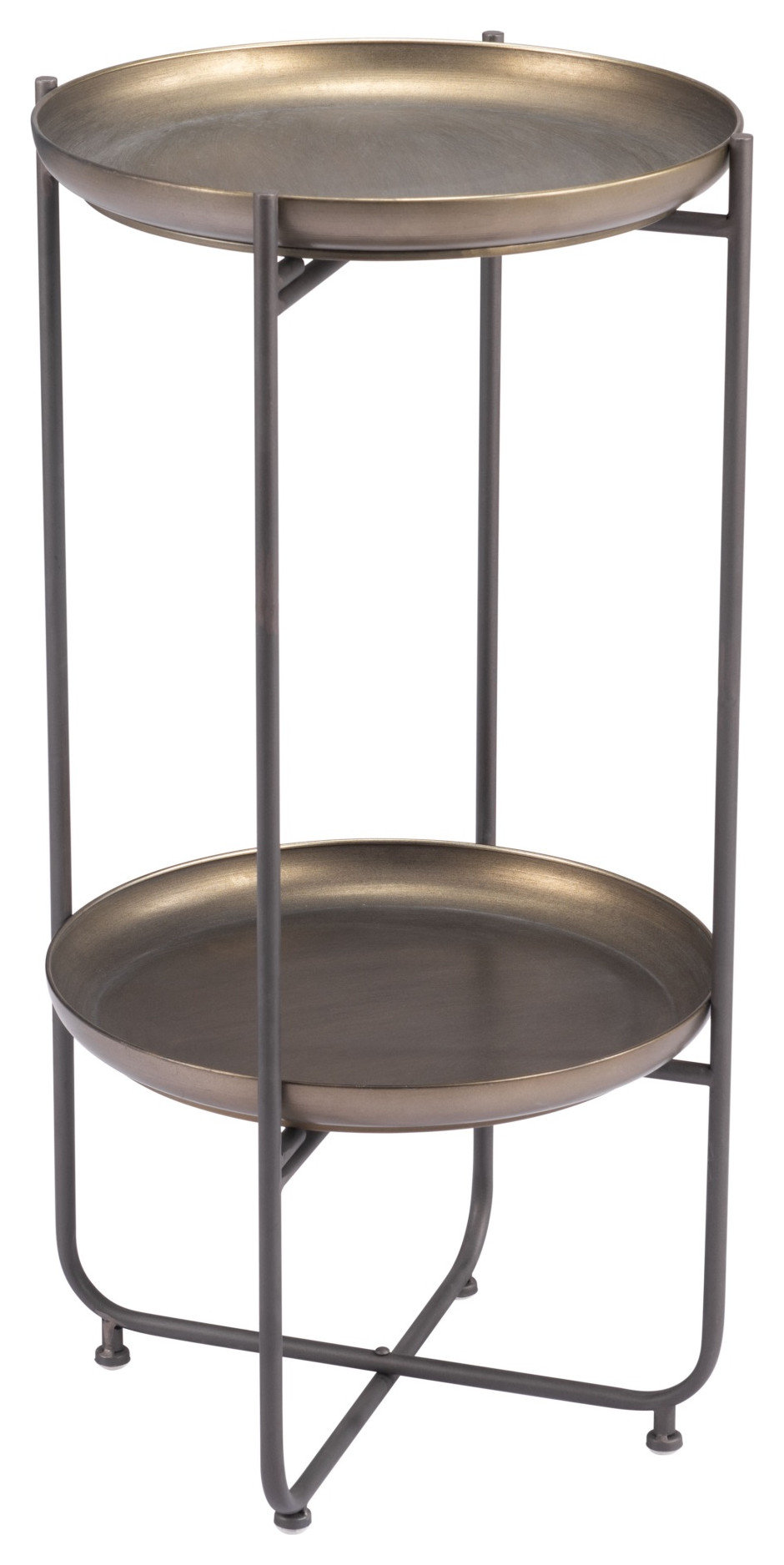 Bronson Accent Table Bronze - Side Tables And End Tables - by VirVentures | Houzz