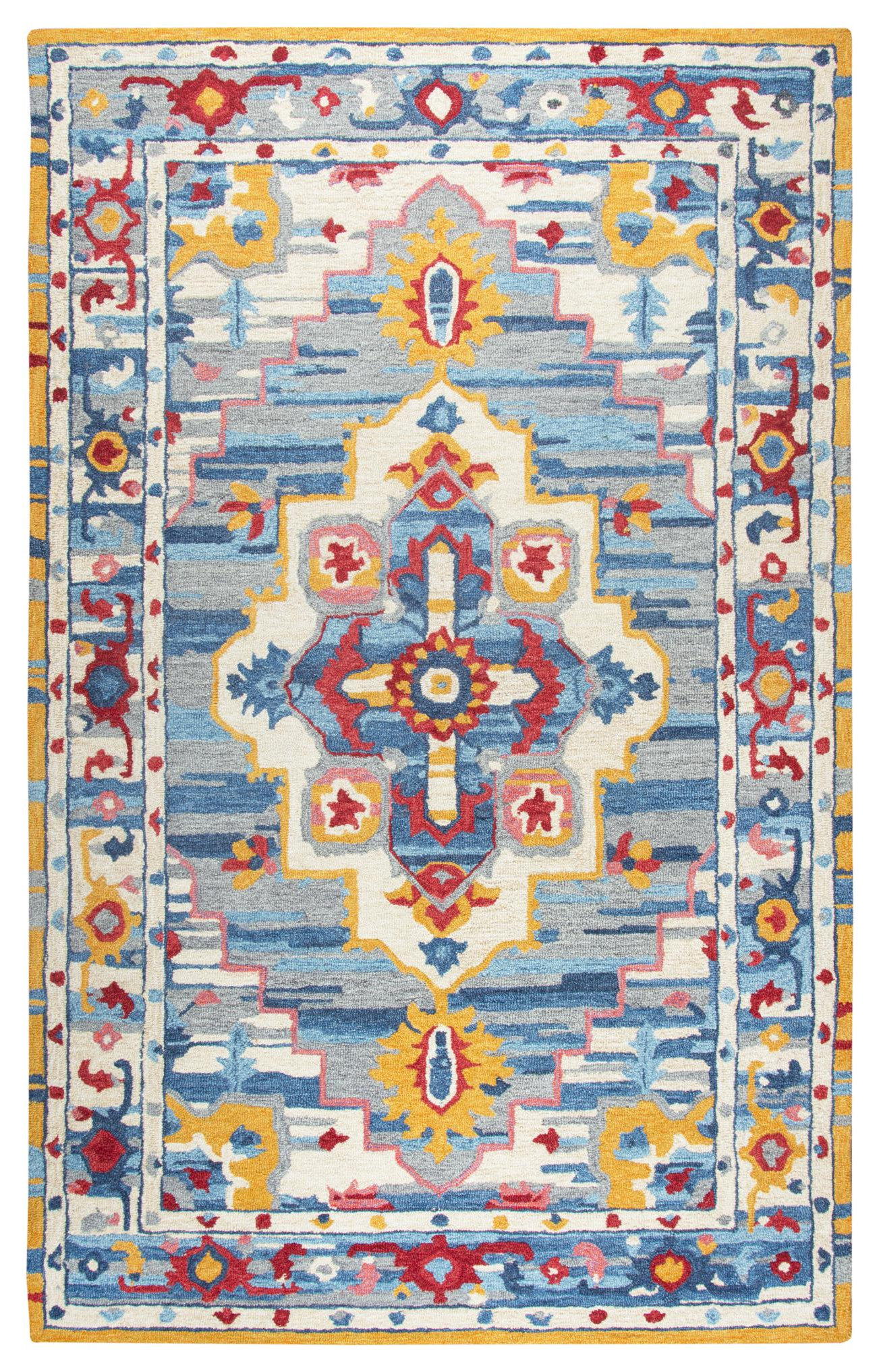 Rizzy Home Zingaro Collection Rug, 2'6"x8' - Mediterranean - Hall And ...