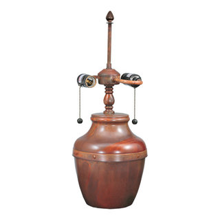 20" High Copper Table Base - Traditional - Lamp Bases - by Meyda ...