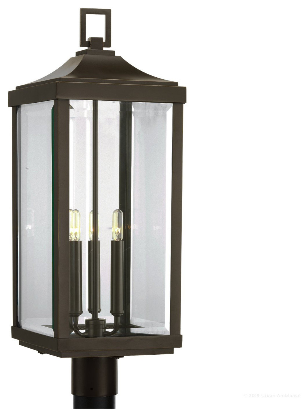 Luxury Colonial Outdoor Post / Pier Light, 9.5, Olde Bronze Finish ...