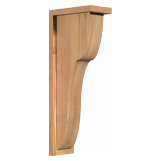 Carmel Corbel w/Backplate, 10"Dx26"H - Transitional - Corbels - by ...