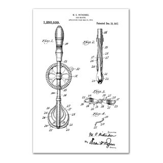 Vintage Egg Beater Patent 20"x30" Print on Canvas - Industrial - Prints ...