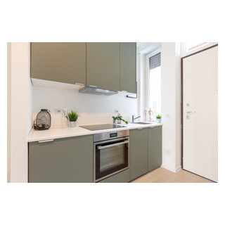 Cucina in ingresso - Modern - Kitchen - Milan - by MATTEO MARTINI ...