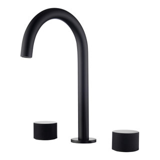 Circular X 8" Bathroom Sink Widespread Faucet with Drain Assembly ...