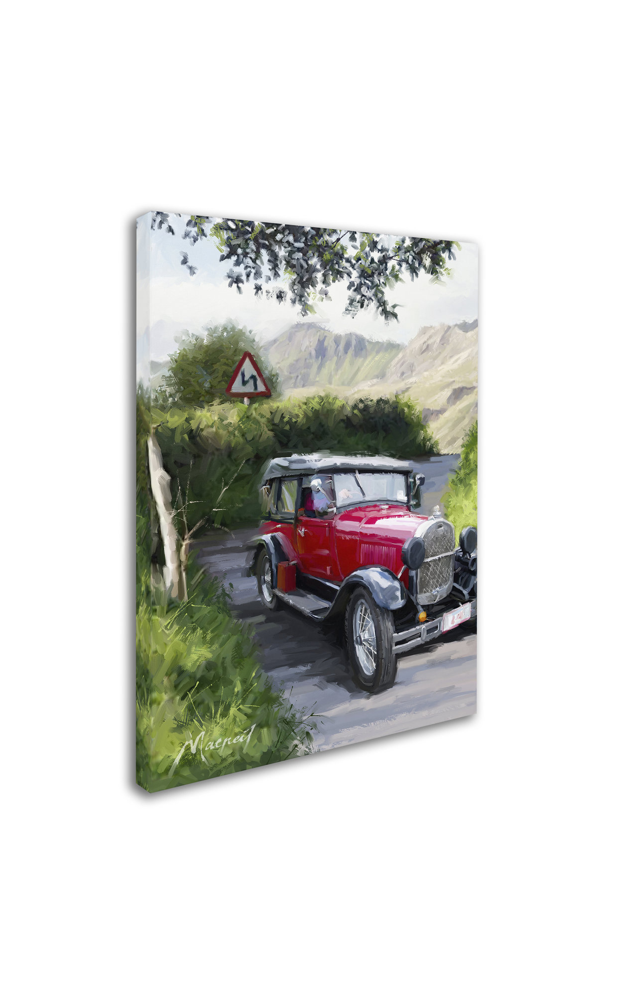 The Macneil Studio 'Vintage Ford' Canvas Art, 19"x14" - Contemporary ...