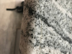 Help! New granite counters installed cracked or fissure?