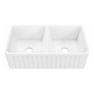 Swiss Madison Delice Duo Farmhouse Sink - Transitional - Kitchen Sinks ...