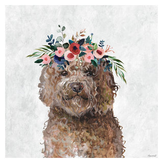 "Milo Meets World" Painting Print on Wrapped Canvas, 18x18 ...