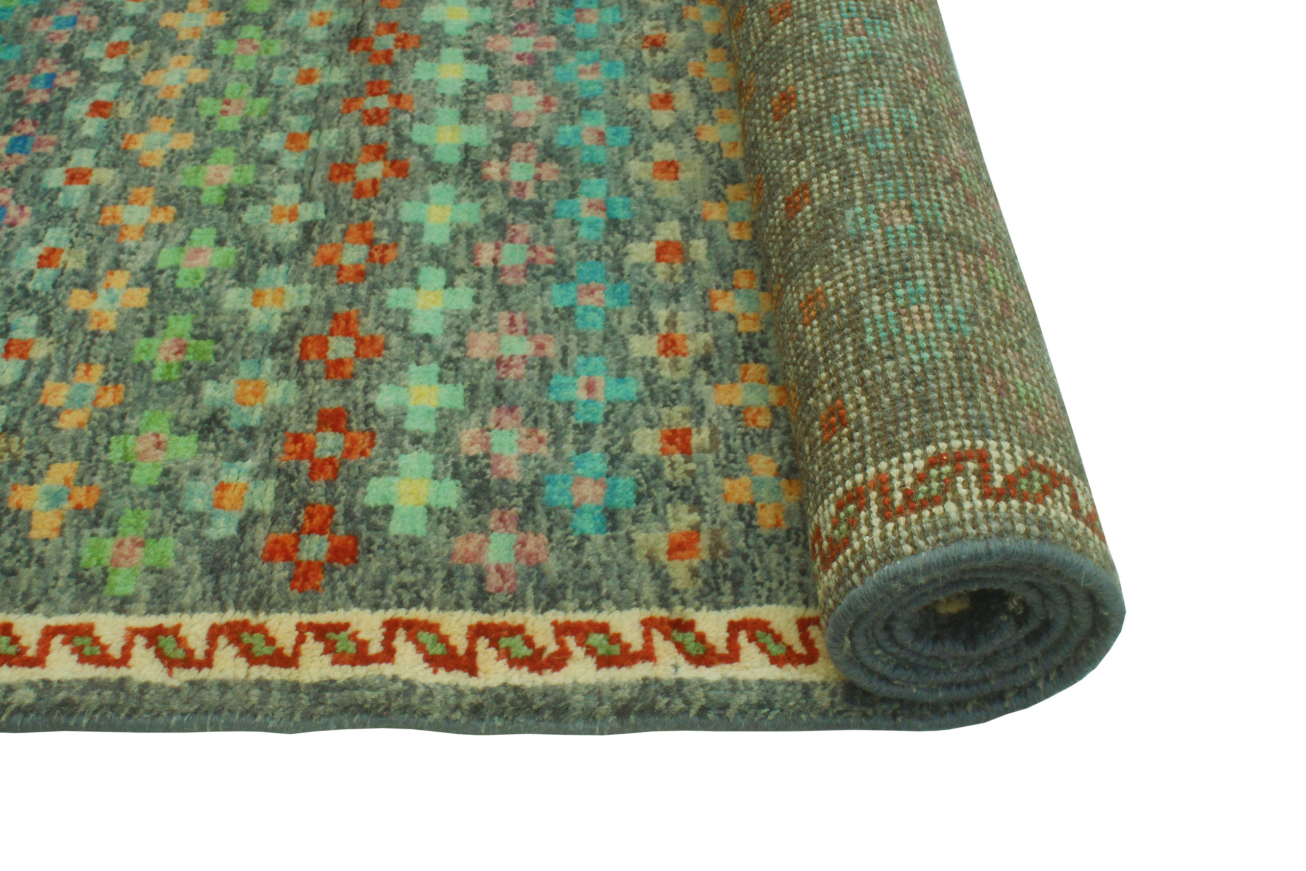 Balochi Adella Gray/Gold Rug, 5'3x8'2, 5'3x8'2 - Southwestern - Area ...