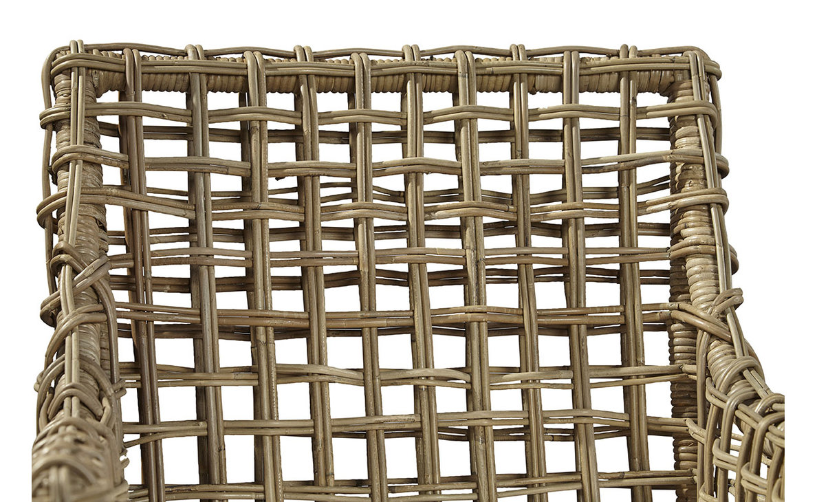 Bali Contemporary Kubu Rattan Arm Chair - Tropical - Armchairs And ...