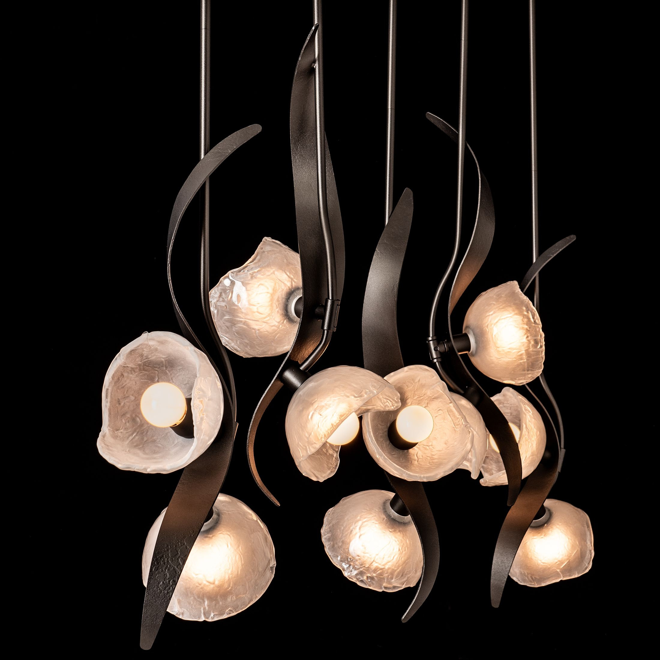 Mika 10-Light Pendant, Oil Rubbed Bronze - Contemporary - Pendant ...
