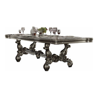46" Platinum Solid Wood Dining Table - Victorian - Dining Tables - by ...