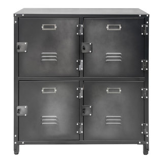 2-Tier Steel Storage Locker - Industrial - Storage Cabinets - by Base ...