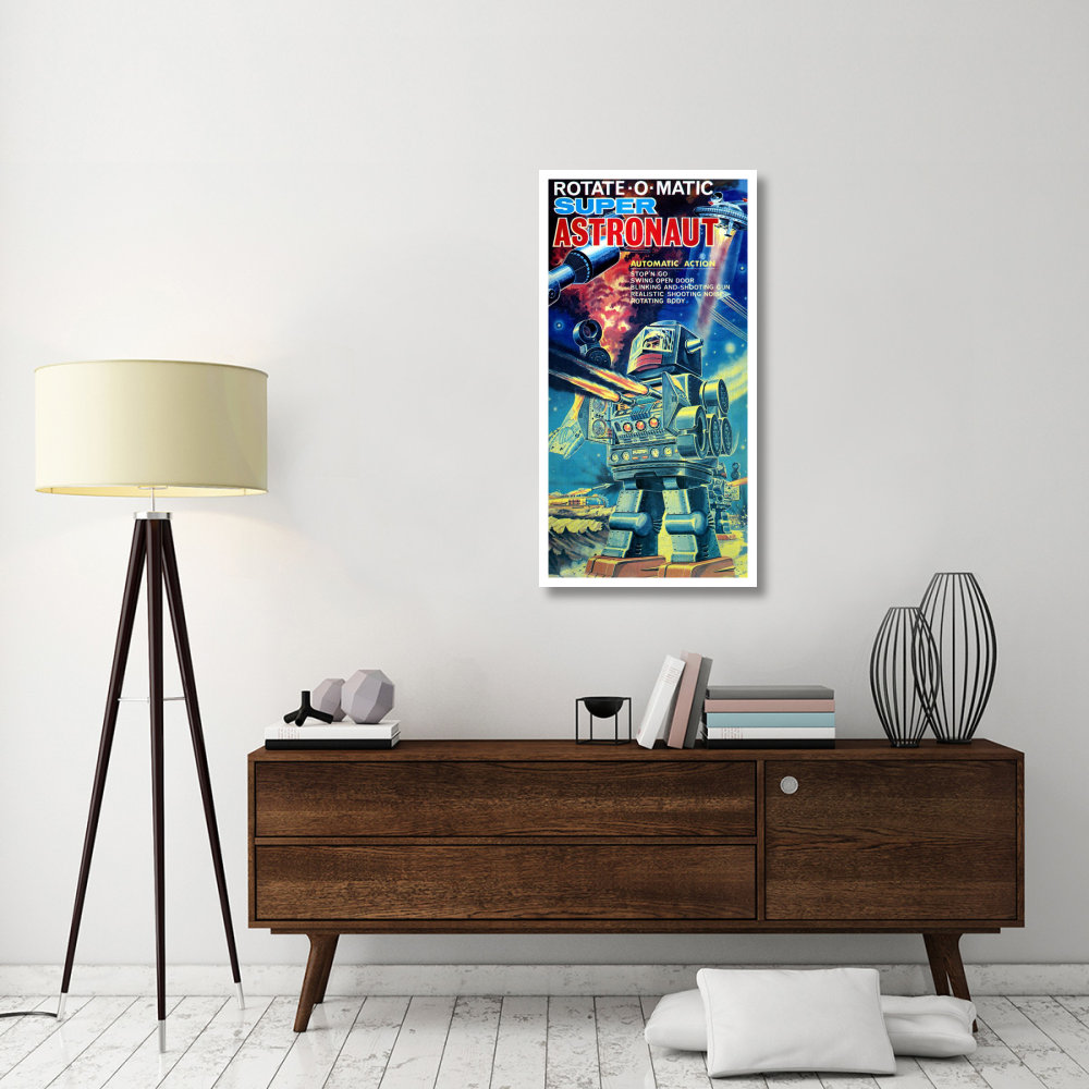 "Rotate-O-Matic Super Astronaut" Digital Paper Print by Retrobot, 17 ...