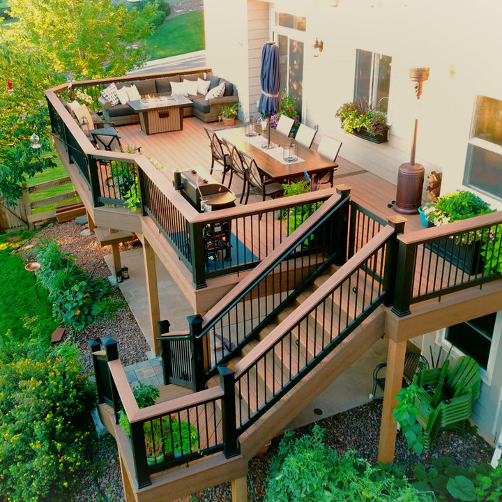 75 Most Popular 75 Beautiful First Floor Deck Ideas & Designs Design ...