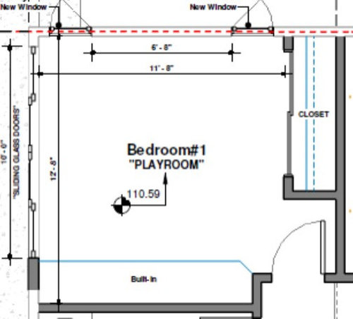 Guest room layout