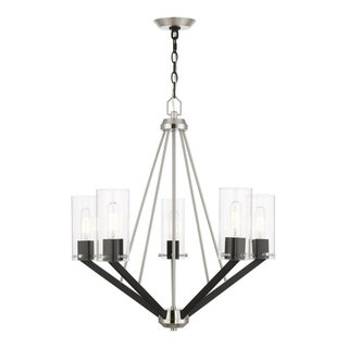 5 Light Chandelier In Transitional Style-27.75 Inches Tall and 26 ...