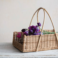 Decorative Rattan Hanging Basket, Natural - Tropical - Baskets - by ...