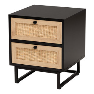 Rakel Natural Rattan Collection - Tropical - Nightstands And Bedside ...