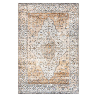 nuLOOM Machine Washable Keila Vintage Stain Repellent Area Rug, 8'x10 ...