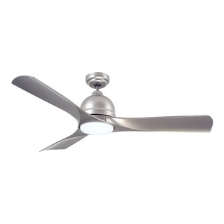 Emerson 54" Volta Ceiling Fan Black/Weather Resistant Cherry Blades ...
