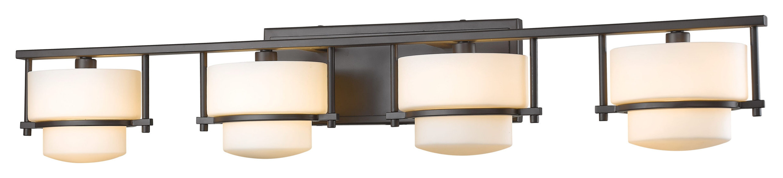 Porter 4-Light Bathroom Vanity Light In Bronze, 34.000 - Transitional ...