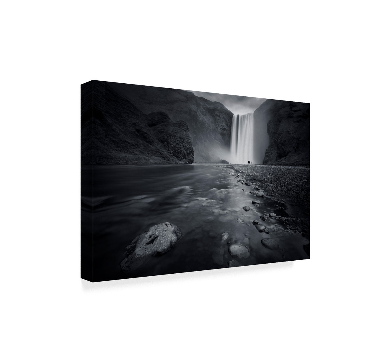 Sebastien Del Grosso 'Behind The Curtain' Canvas Art, 32"x22" - Rustic ...