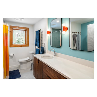 Updated Kitchen/Bath/Entry - Contemporary - Bathroom - Boston - by ...