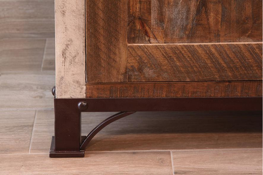 Bayshore Media Chest Multicolor - Rustic - Media Cabinets - by Crafters ...