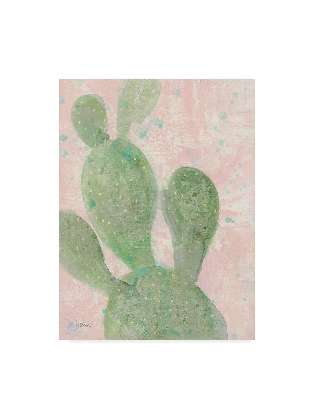Albena Hristova 'Cactus Panel I' Canvas Art, 18"x24" - Southwestern ...
