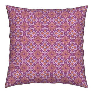 Marker Bright Color Bright Colour Knots Tiles Throw Pillow ...