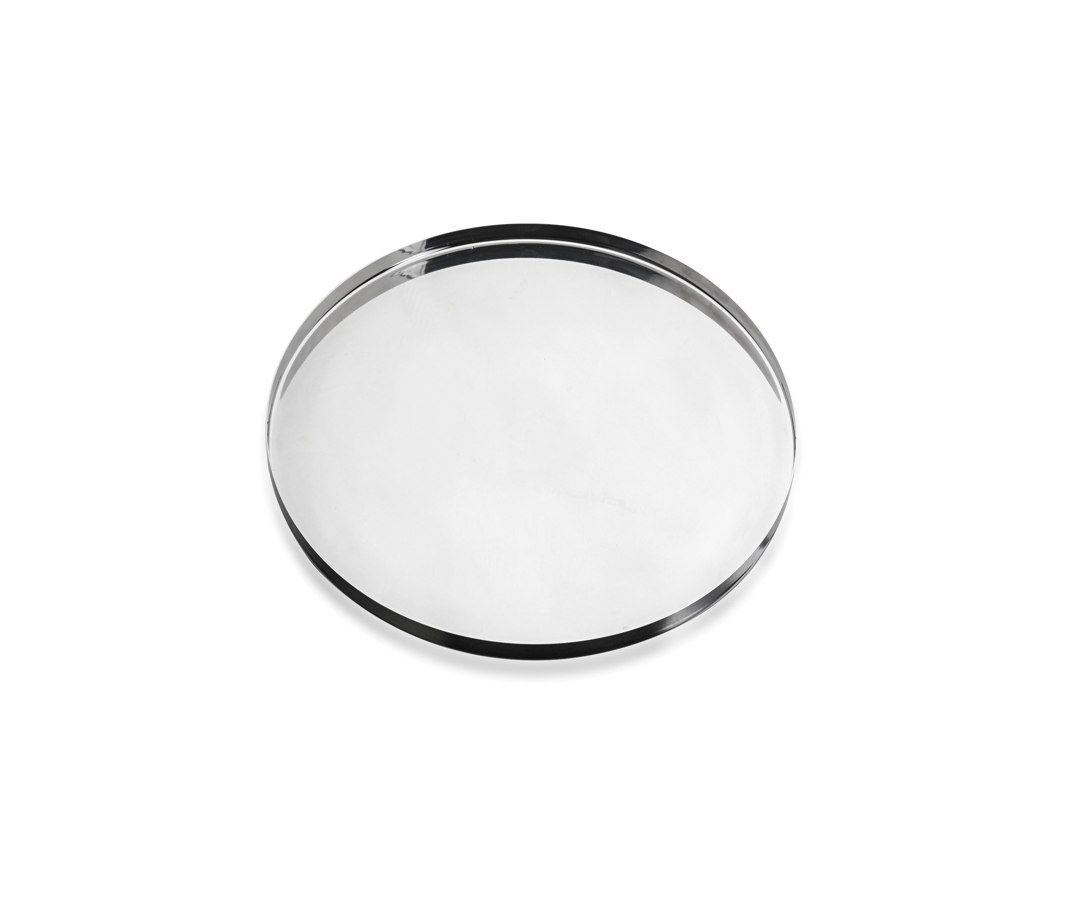Stile By Pininarina Tray Mirror, 13"dia - Contemporary - Serving Trays ...