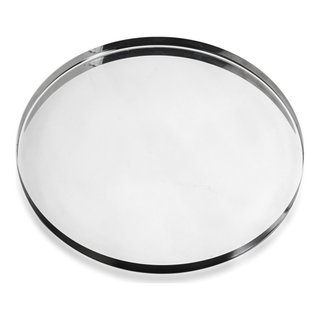 Stile By Pininarina Tray Mirror, 13"dia - Contemporary - Serving Trays ...