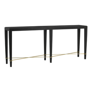 Verona Black Console Table - Contemporary - Console Tables - by ...