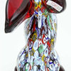 GlassOfVenice Murano Glass Millefiori Rabbit Sculpture - Contemporary ...