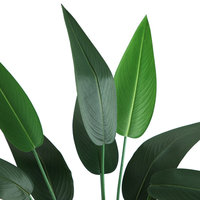 63in. Artificial Sky Bird Tree, White Decorative Planter - Transitional ...