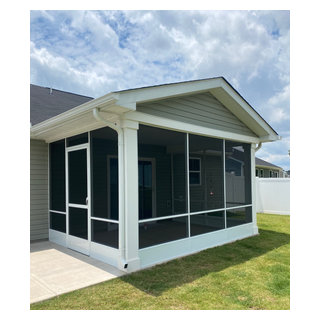 Screen Porch with Kick Plate - Farmhouse - Other - by Palmetto Outdoor ...