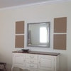 How high should I hang a formal mirror over a sideboard/buffet?