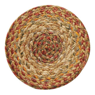 Homespice Decor Harvest Jute Braided Trivet 8" (Round) - Contemporary ...