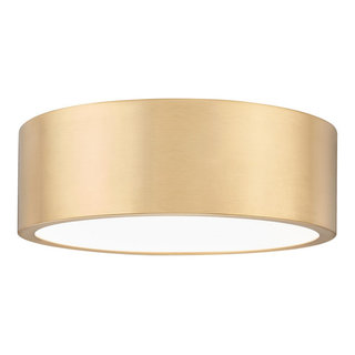 Coronado LED Flush Mount in Modern Gold - Modern - Flush-mount Ceiling ...