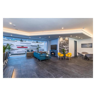 Sherman Oaks Hill cut & New construction custom house - Modern - Los ...